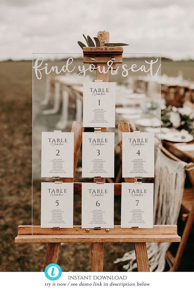 Idei pentru asezarea la mese a invitatilor la nunta – Invitatii K & M