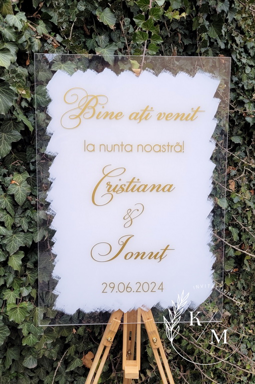 Liste asezare, panouri intampinare – Invitatii K & M