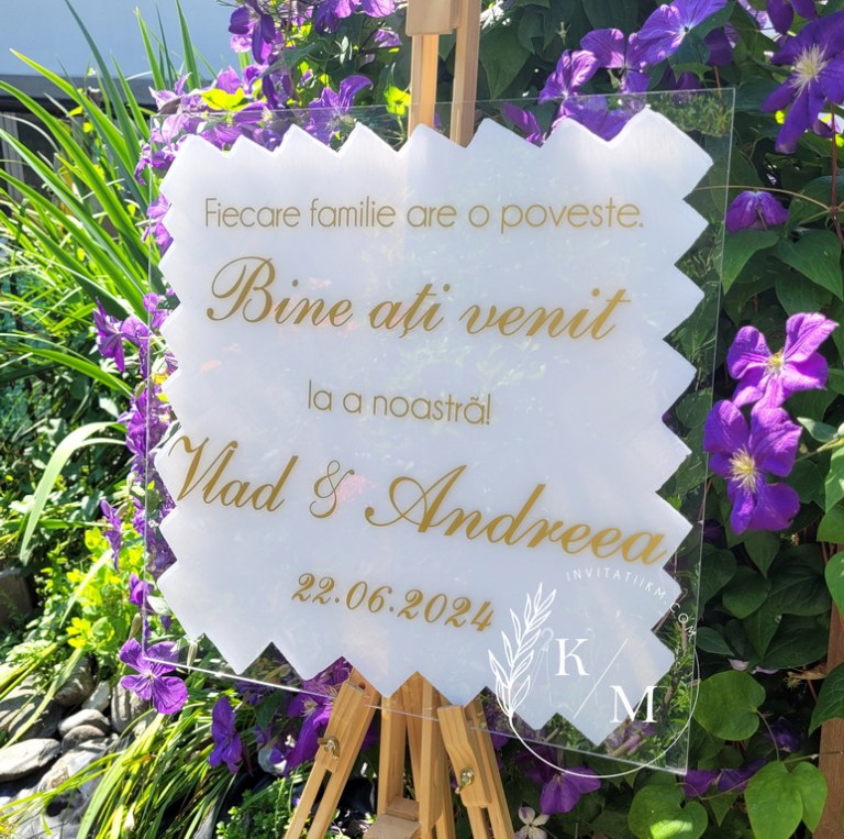 Liste asezare, panouri intampinare – Invitatii K & M