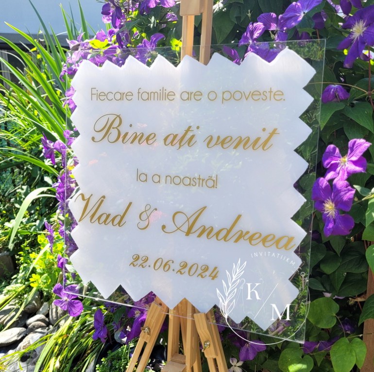 Liste asezare, panouri intampinare – Invitatii K & M