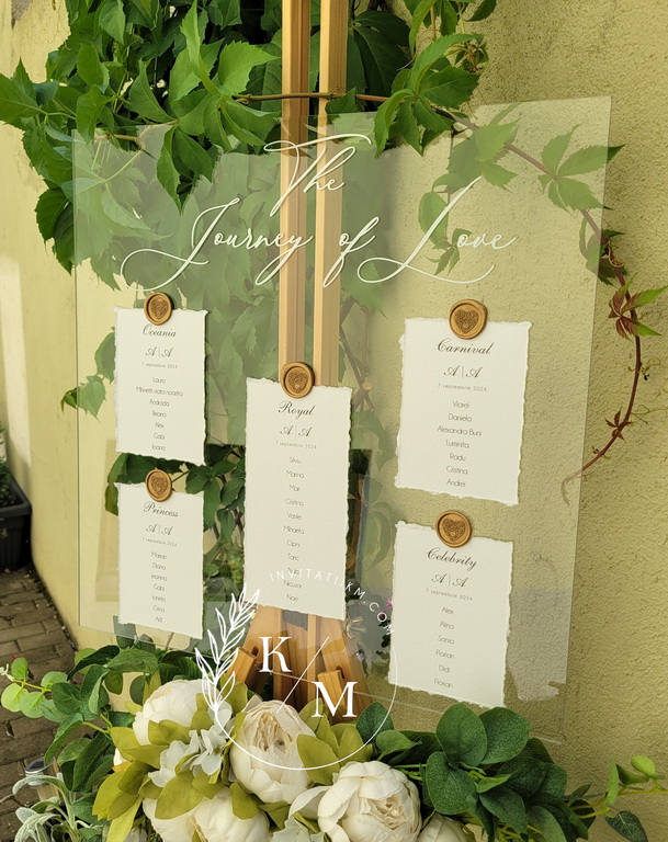 Invitatii K & M – Invitatii handmade de nunta, invitatii digitale de ...