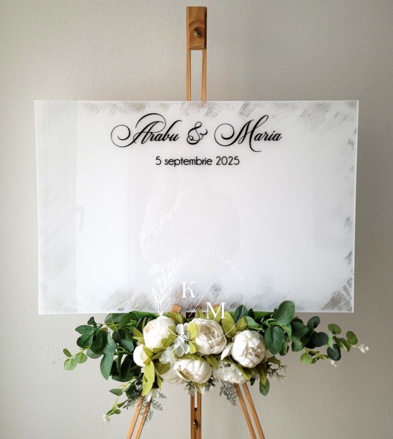 Liste asezare, panouri intampinare – Invitatii K & M
