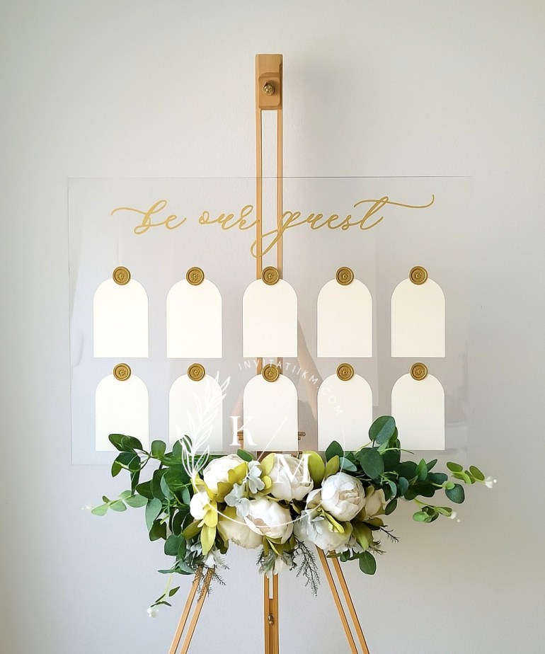 Liste asezare, panouri intampinare – Invitatii K & M