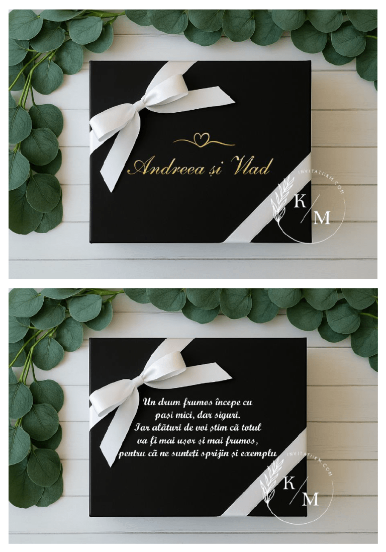 Stickere pentru cutii cadou cerere nasi nunta/botez – Invitatii K & M