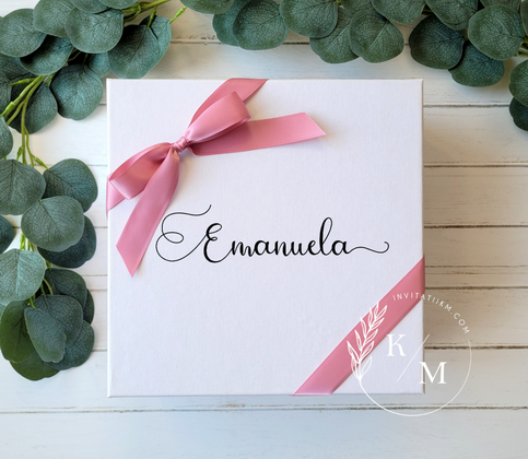 Stickere cutii nunta pentru domnisoare de onoare – Invitatii K & M
